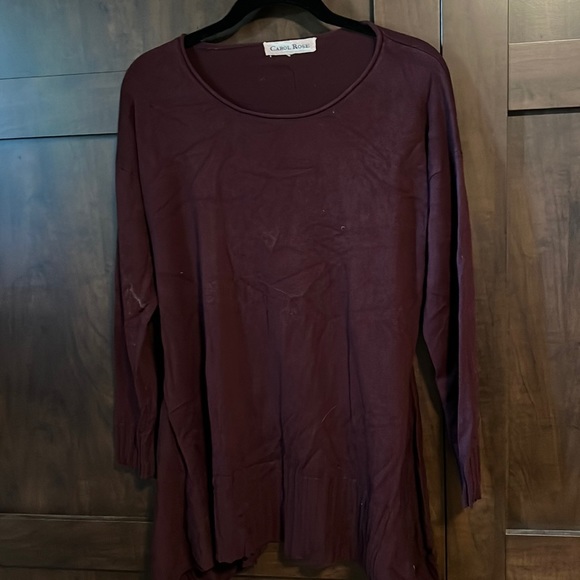 Carol Rose | Sweaters | Carol Rose Shark Bite Sweater | Poshmark